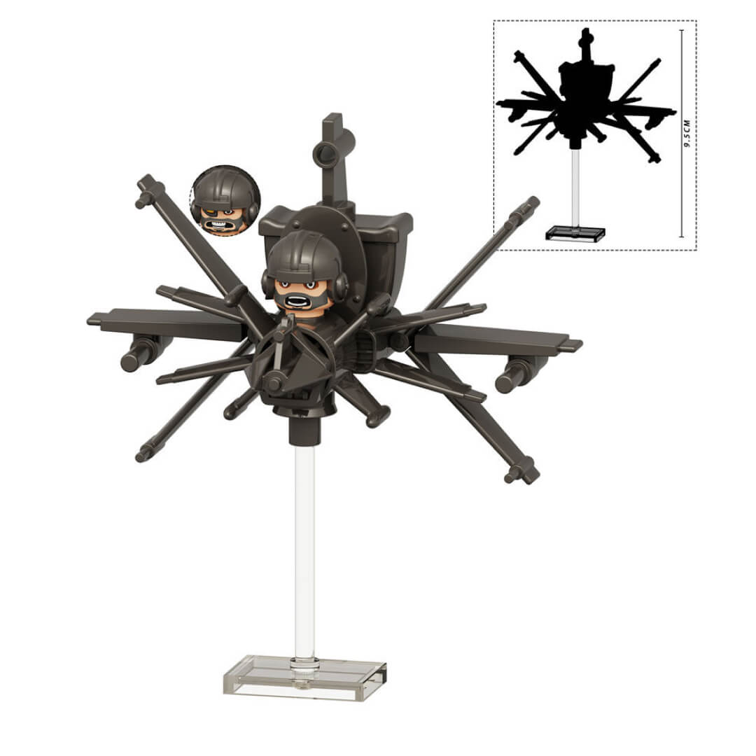 Skibidi Toilet | K2221 Fighter Skibidi Toilet – Hotuncle Bricks